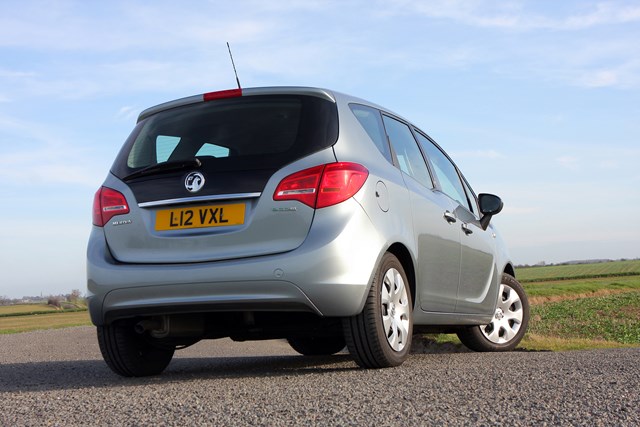 Used Vauxhall Meriva Estate (2010 - 2017) boot space & practicality