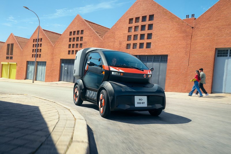 Mobilize Bento electric micro van destined for the UK in 2025
