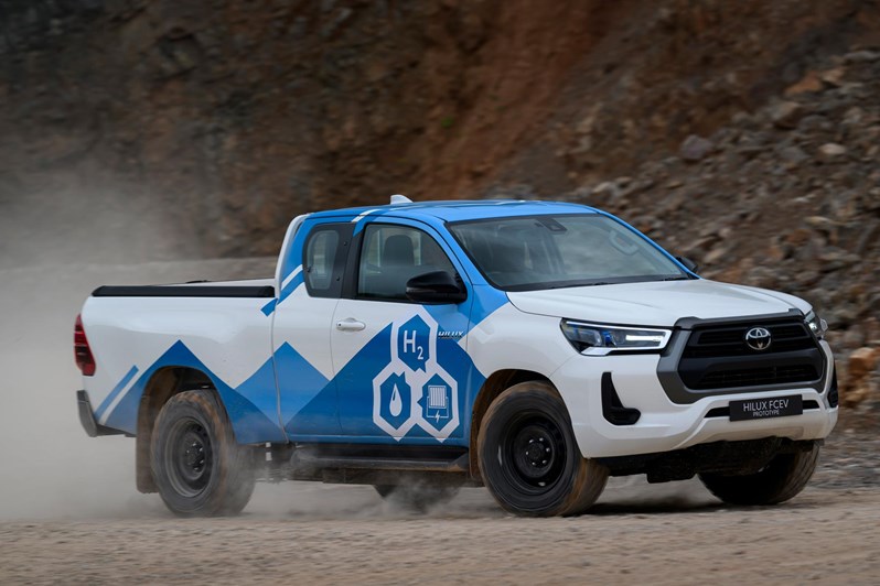 Toyota Hilux hydrogen prototype – off roading in Toyota’s truck of the ...
