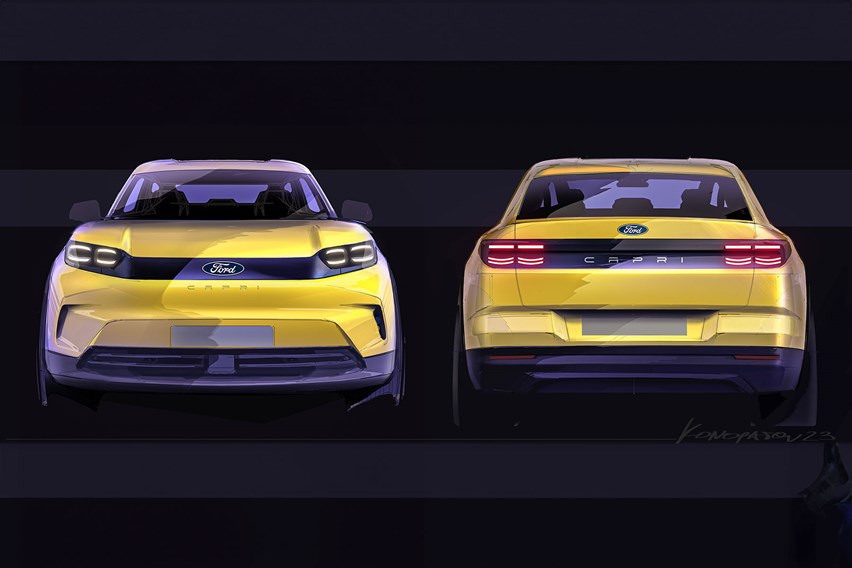 Nothing is sacred: Ford Capri reborn as electric SUV