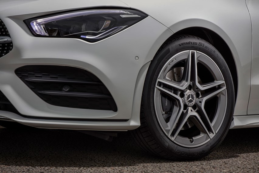 Mercedes-Benz CLA (2025) boot space & practicality