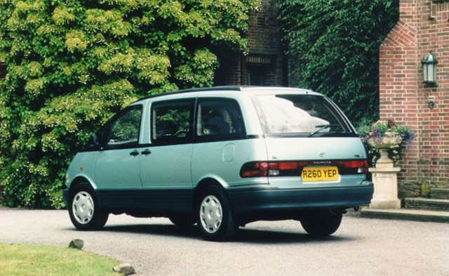 Used Toyota Previa Estate (1990 - 2000) boot space & practicality