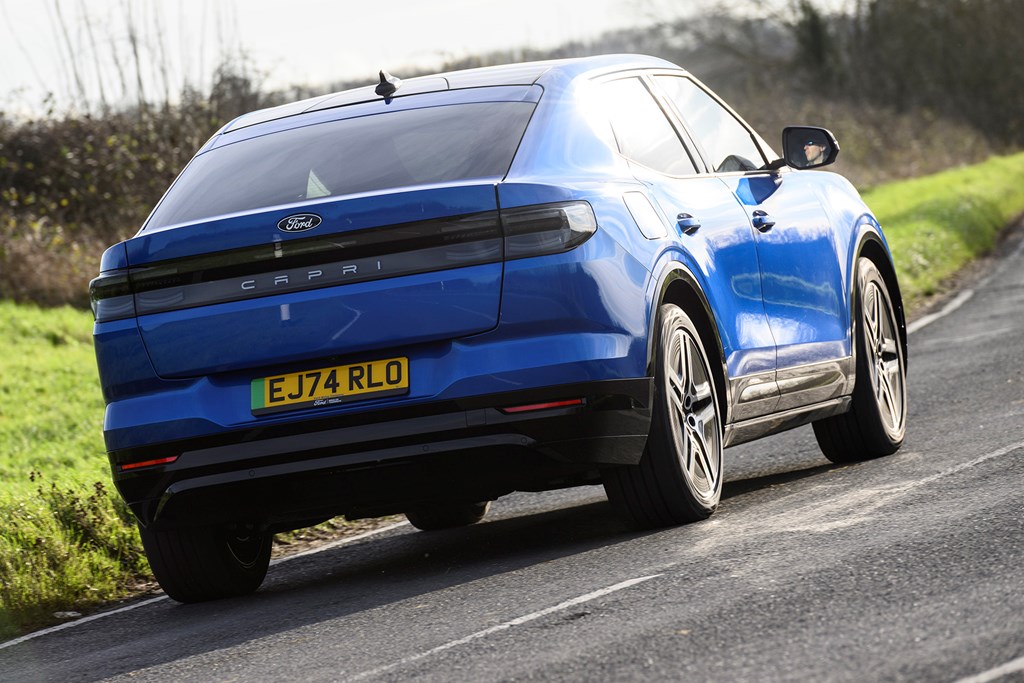 Ford Capri (2025) boot space & practicality