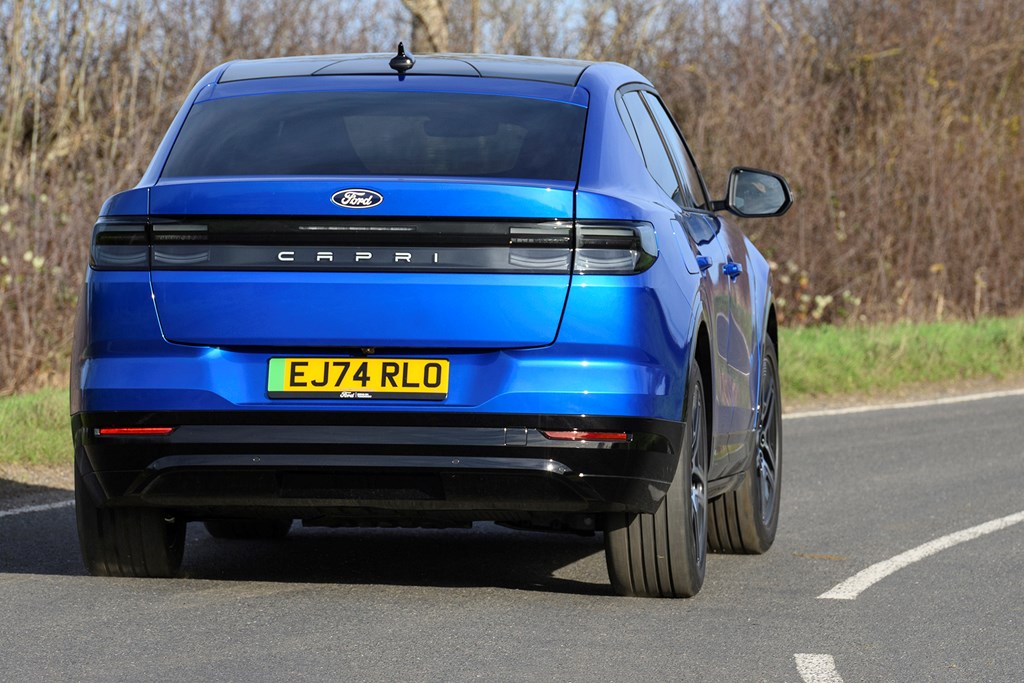 Ford Capri (2025) boot space & practicality