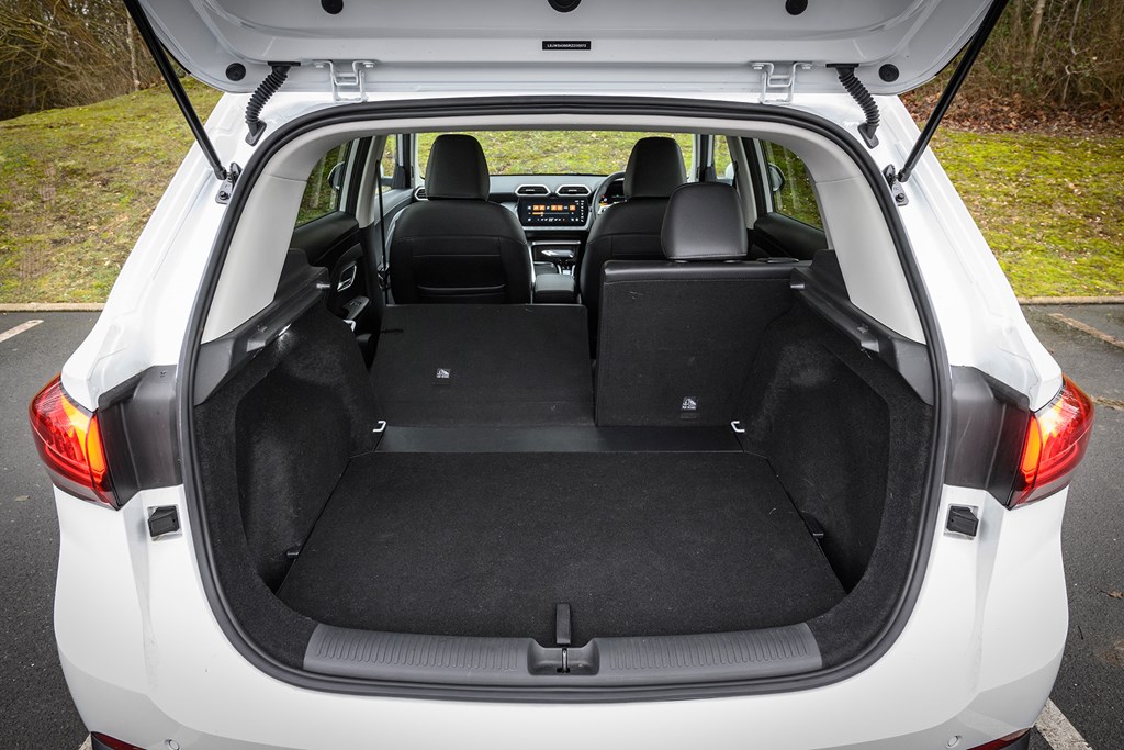 MG ZS (2026) boot space & practicality