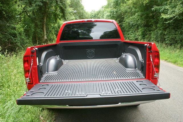 Used Dodge Ram V8 Laramie 4x4 (2005 - 2007) boot space & practicality