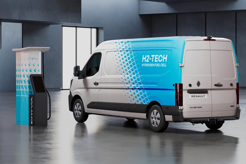 Prototype Renault Master hydrogen van shown at IAA Transportation show