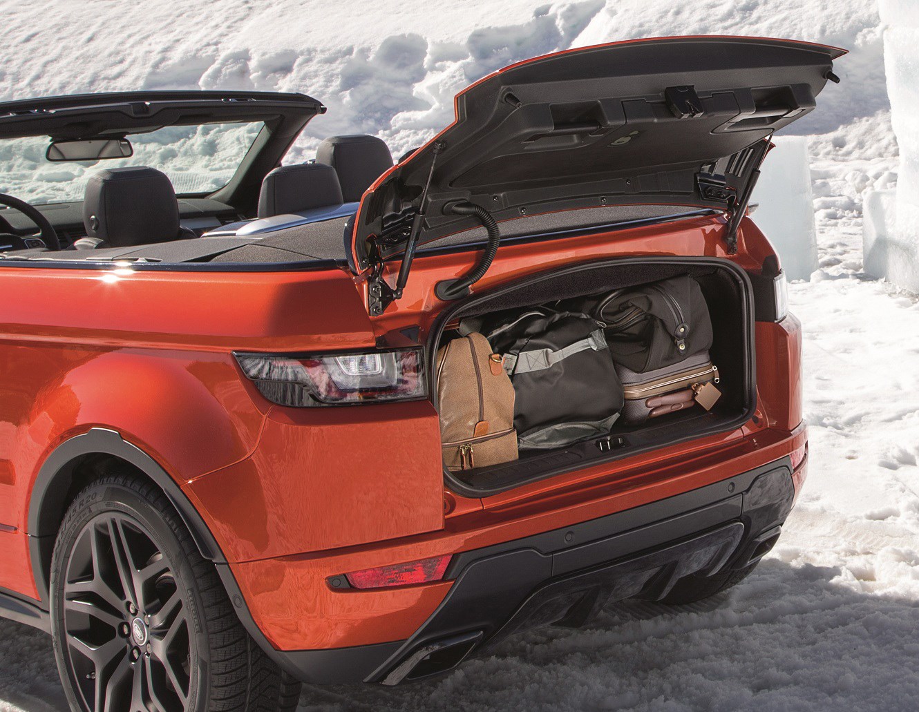 Used Range Rover Evoque Convertible (2016 - 2018) boot space & practicality