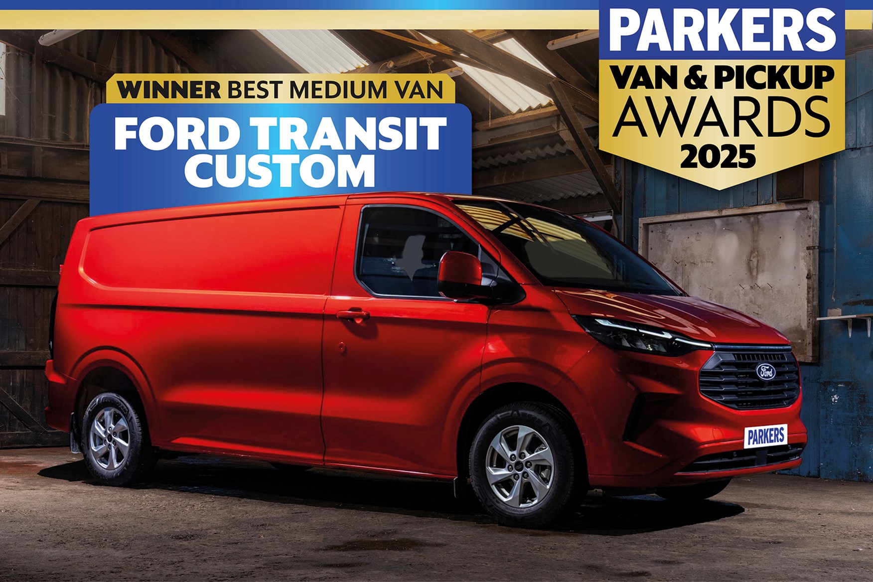 Best Medium Van: Ford Transit Custom | Parkers New Van and Pickup ...