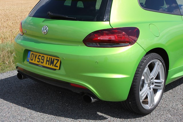 Used Volkswagen Scirocco R (2010 - 2018) boot space & practicality