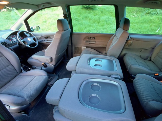 Used Volkswagen Sharan Estate (2000 - 2010) boot space & practicality