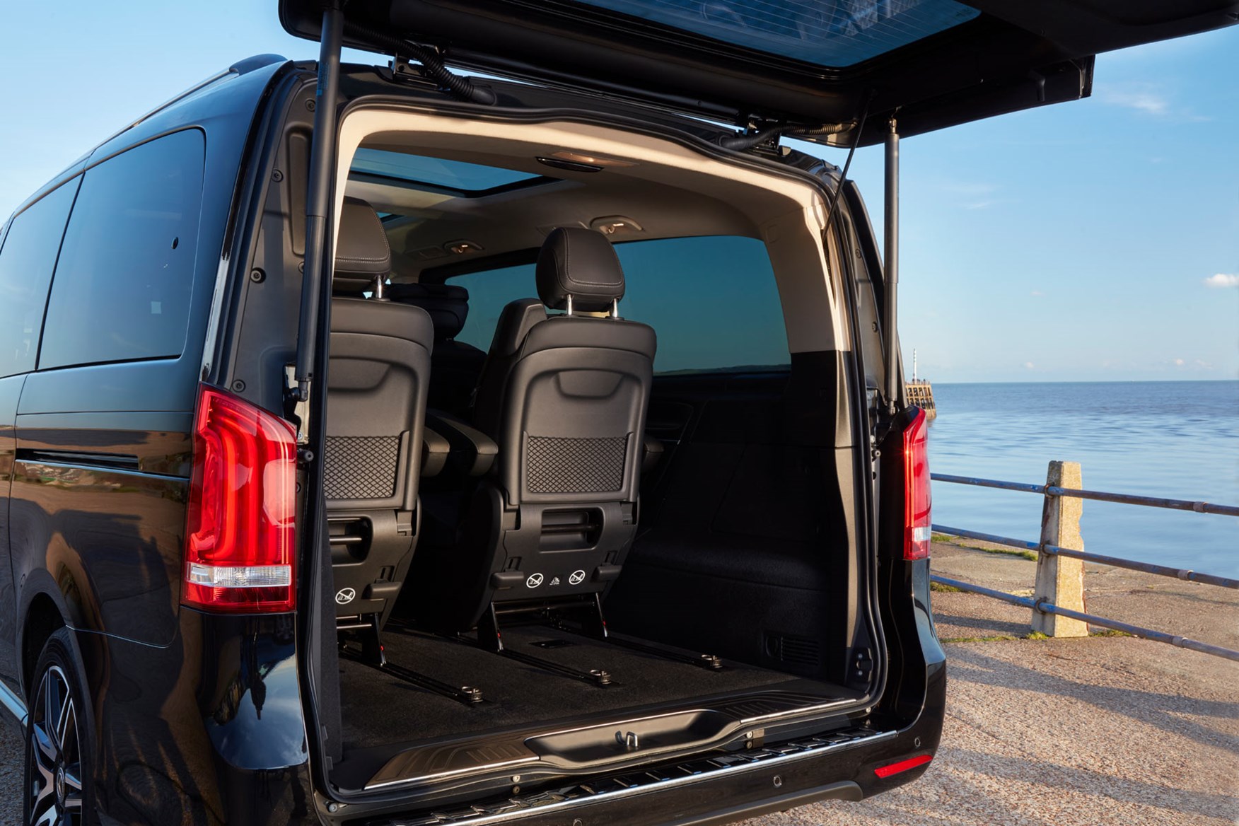 Mercedes-Benz V-Class (2025) boot space & practicality