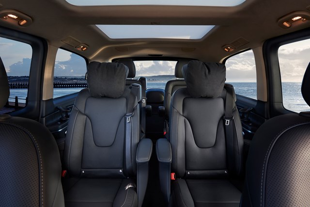 Mercedes-Benz V-Class (2025) boot space & practicality