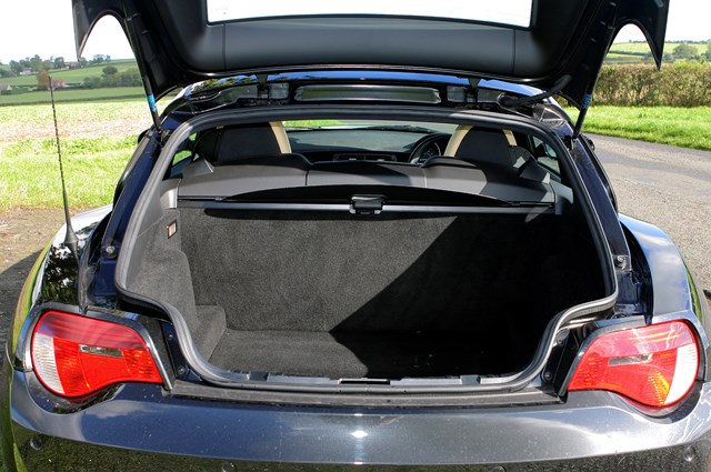 Used BMW Z4 Coupe (2006 - 2008) boot space & practicality