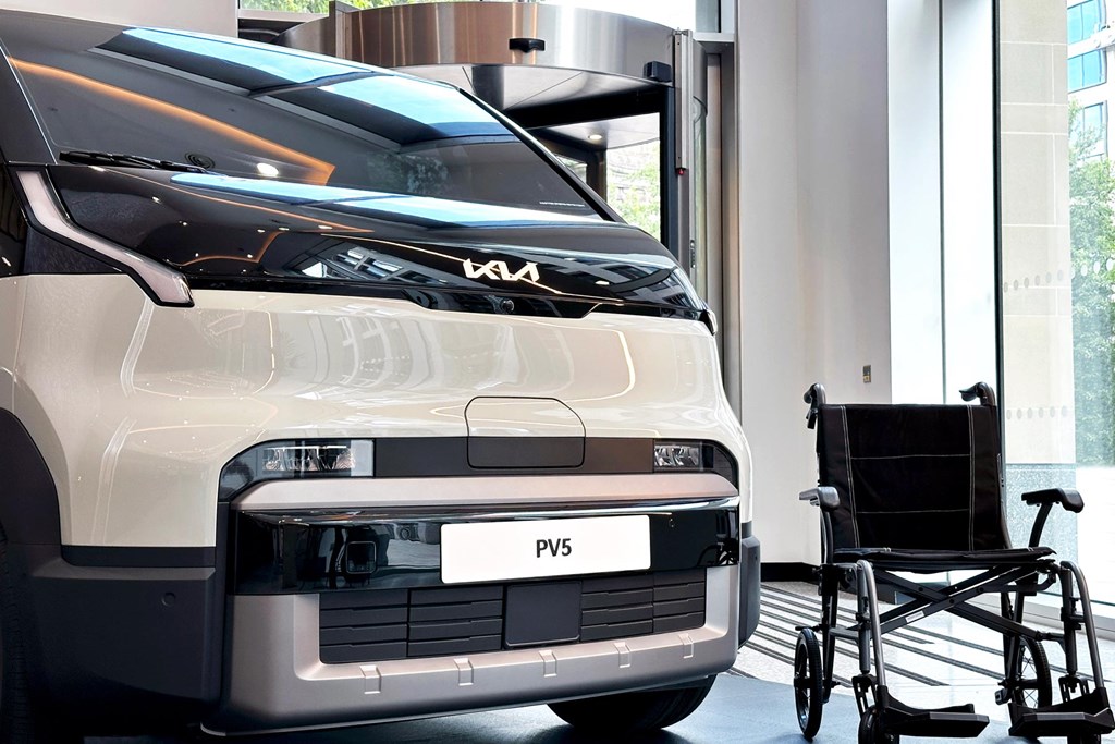 The Kia PV5 WAV - pure electric and wheelchair friendly