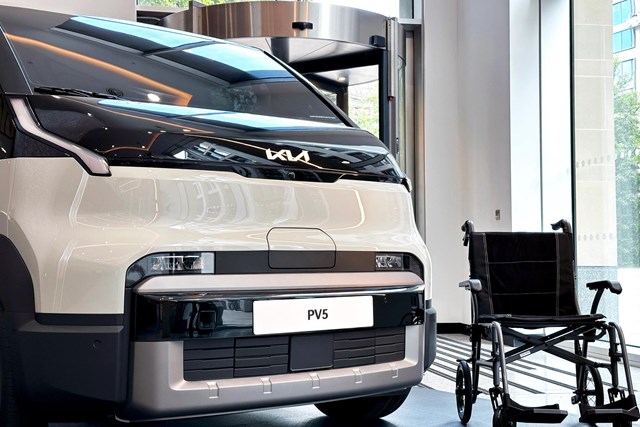 The Kia PV5 WAV - pure electric and wheelchair friendly