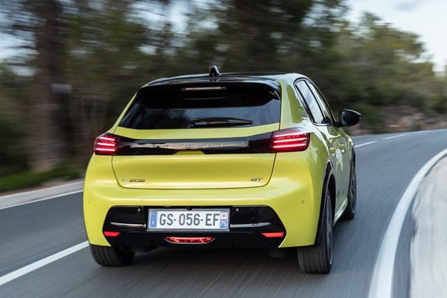 Peugeot e-208 (2025) boot space & practicality