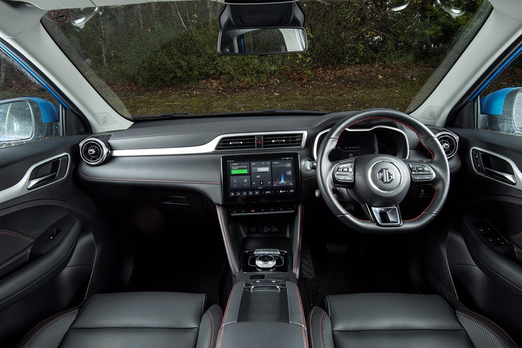 MG ZS EV (2025) boot space & practicality