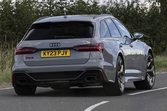 Audi A6 RS6 Avant (2025) boot space & practicality