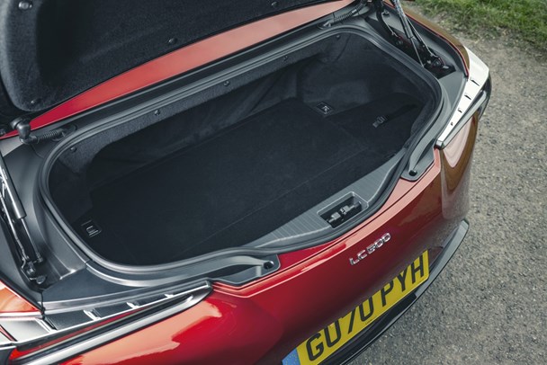 Used Lexus LC Convertible (2020 - 2024) boot space & practicality