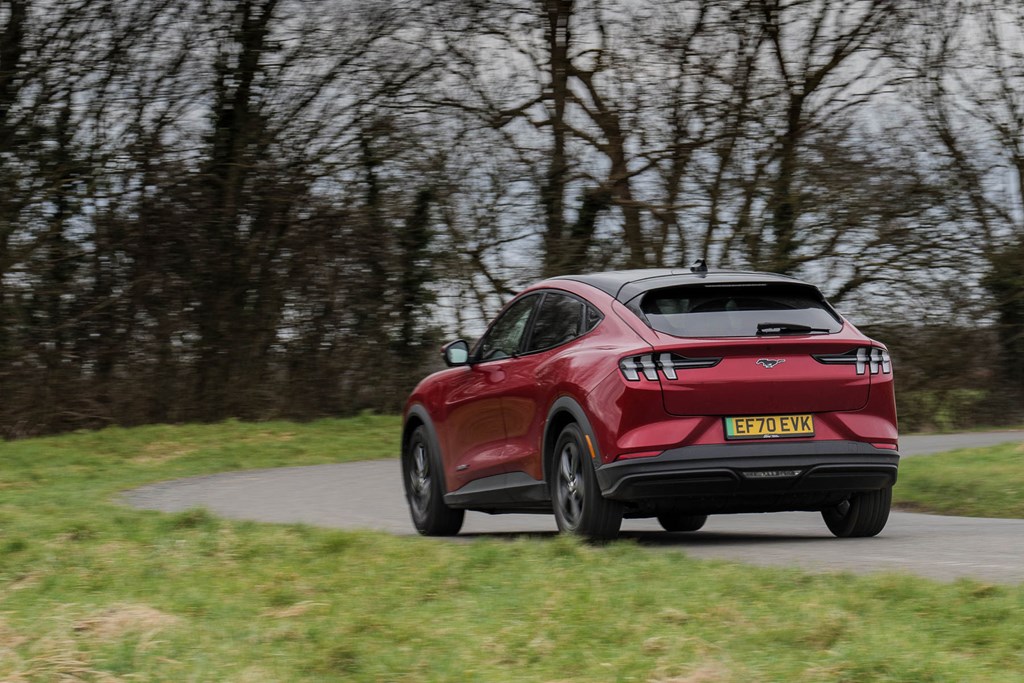 Ford Mustang Mach-E (2025) boot space & practicality