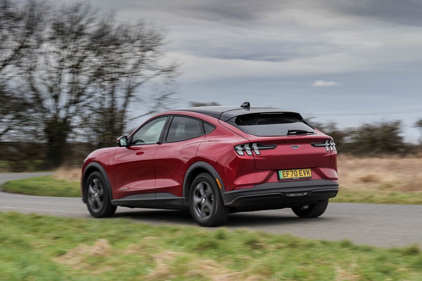 Ford Mustang Mach-E (2025) boot space & practicality