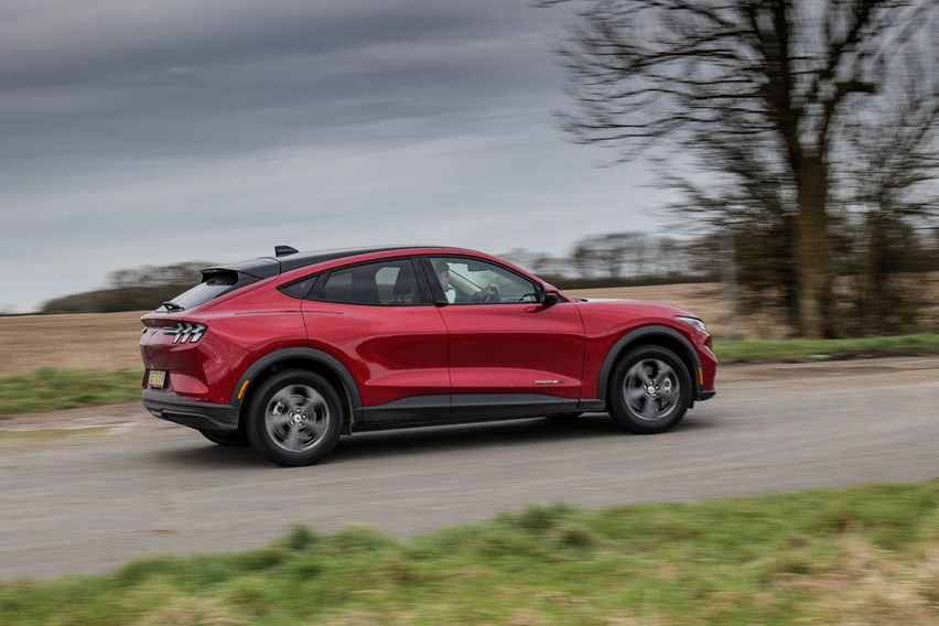Ford Mustang Mach-E (2025) boot space & practicality