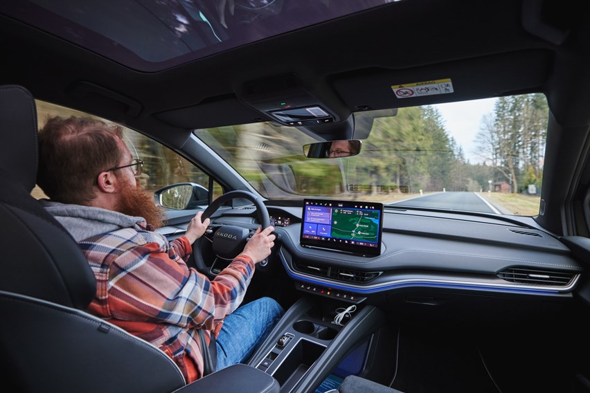 Skoda Enyaq (2025) boot space & practicality