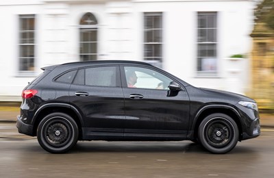 Mercedes-Benz EQA (2025) boot space & practicality