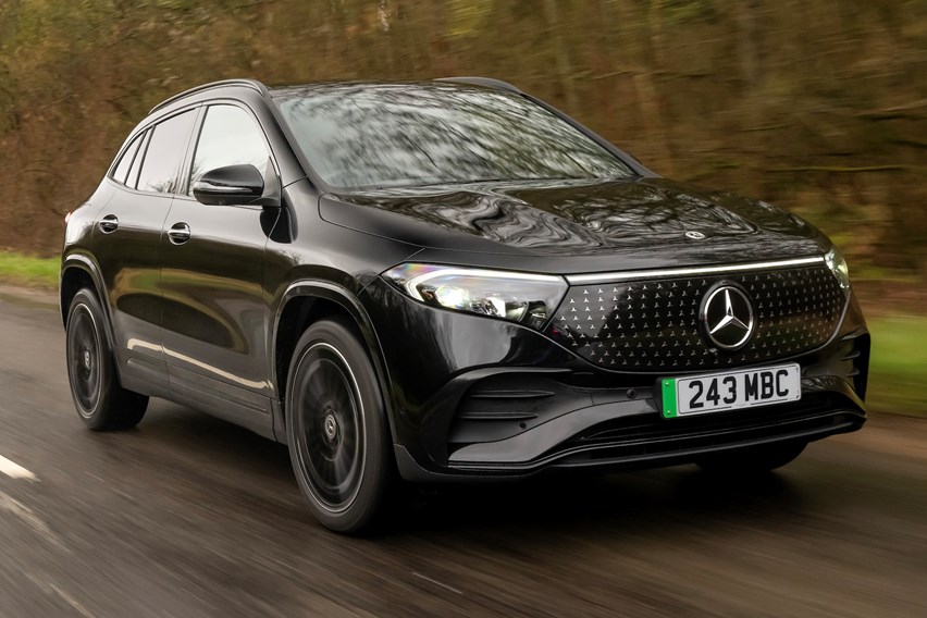 Mercedes-Benz EQA (2025) boot space & practicality