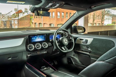 Mercedes-Benz EQA (2025) boot space & practicality