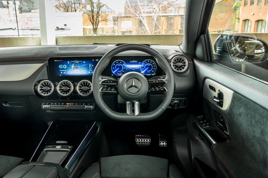 Mercedes-Benz EQA (2025) boot space & practicality