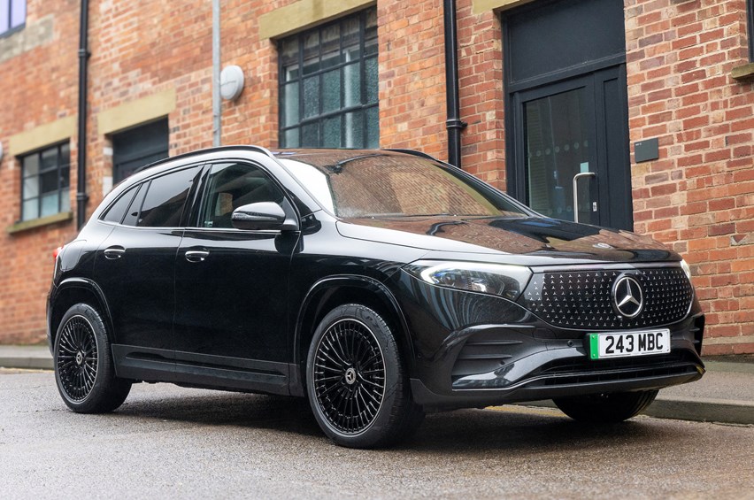 Mercedes-Benz EQA (2025) boot space & practicality