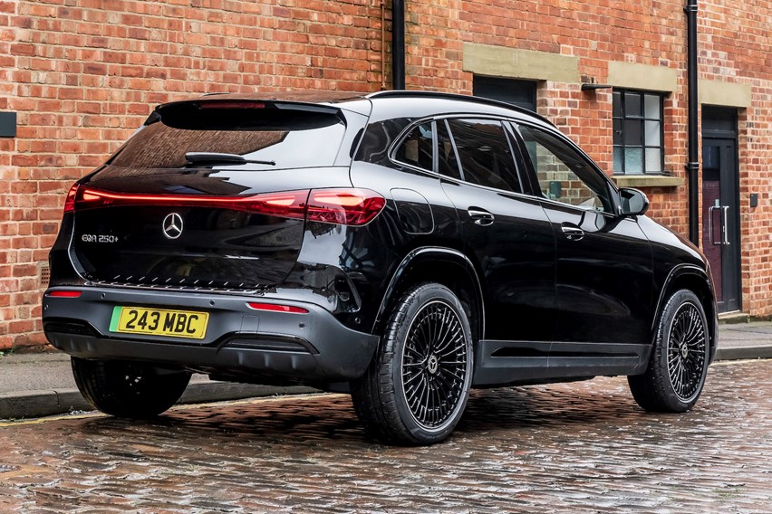 Mercedes-Benz EQA (2025) boot space & practicality