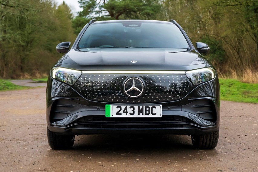 Mercedes-Benz EQA (2025) boot space & practicality