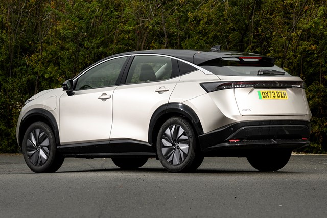 Nissan Ariya (2025) boot space & practicality