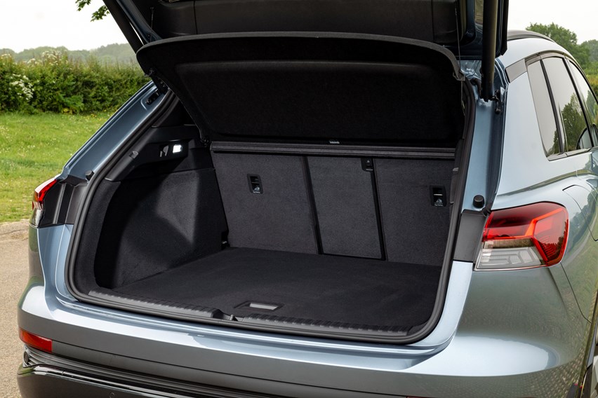Audi Q4 E-Tron (2025) boot space & practicality