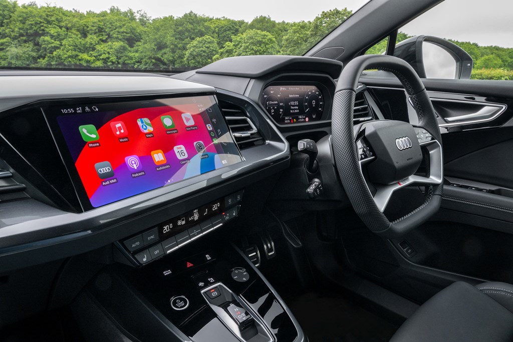 Audi Q4 E-Tron (2025) boot space & practicality