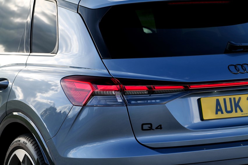 Audi Q4 E-Tron (2025) boot space & practicality