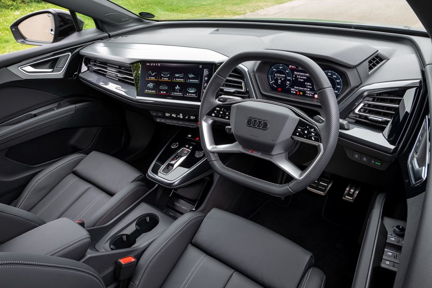 Audi Q4 E-Tron (2025) boot space & practicality