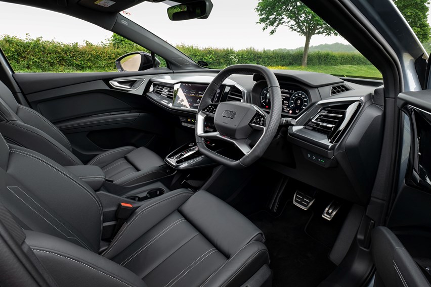 Audi Q4 E-Tron (2025) boot space & practicality