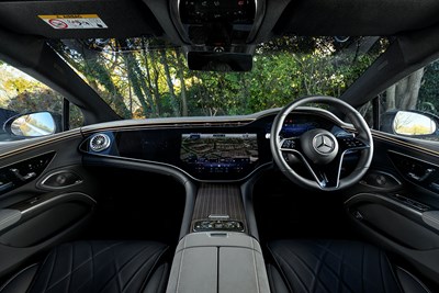 Mercedes-Benz EQS (2026) boot space & practicality