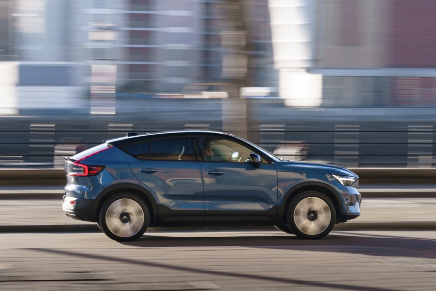 Volvo C40 (2025) boot space & practicality