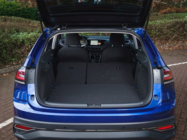 Volkswagen Taigo (2025) boot space & practicality