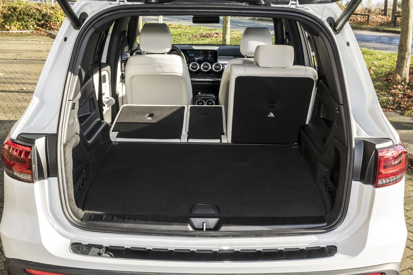 Mercedes-Benz EQB (2025) boot space & practicality