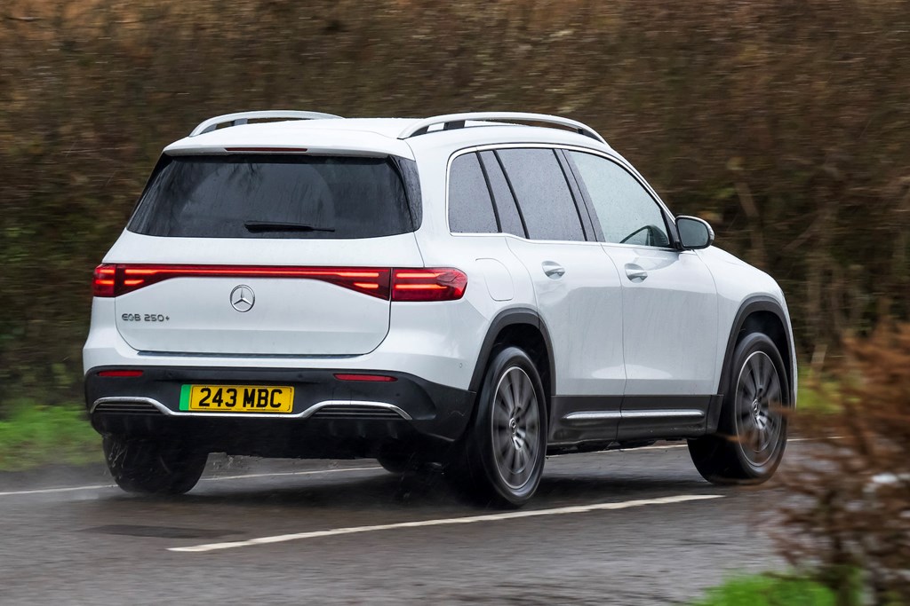 Mercedes-Benz EQB (2025) boot space & practicality