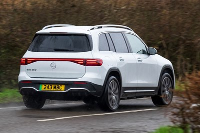 Mercedes-Benz EQB (2026) boot space & practicality