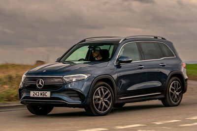 Mercedes-Benz EQB (2026) boot space & practicality
