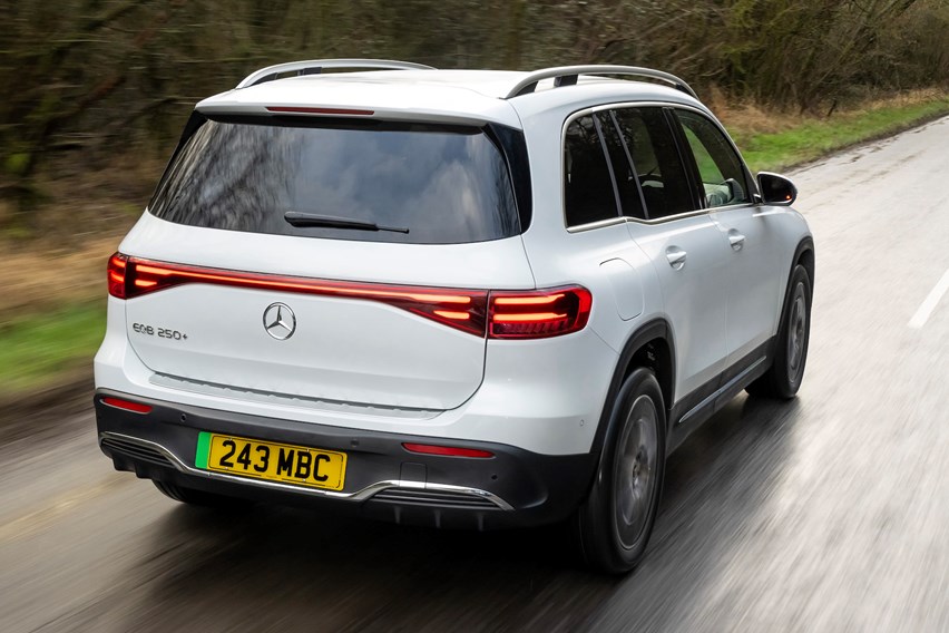 Mercedes-Benz EQB (2026) boot space & practicality