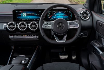 Mercedes-Benz EQB (2023) boot space & practicality